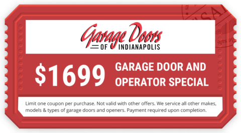 Coupons for Garage Door Services in Indianapolis