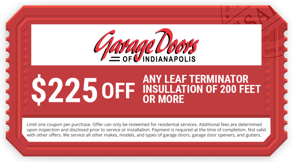 Garage Door Services in Indianapolis Coupons